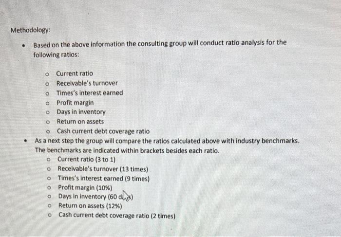 Solved Appendix Two (Benchmarking studies) Objective: To | Chegg.com