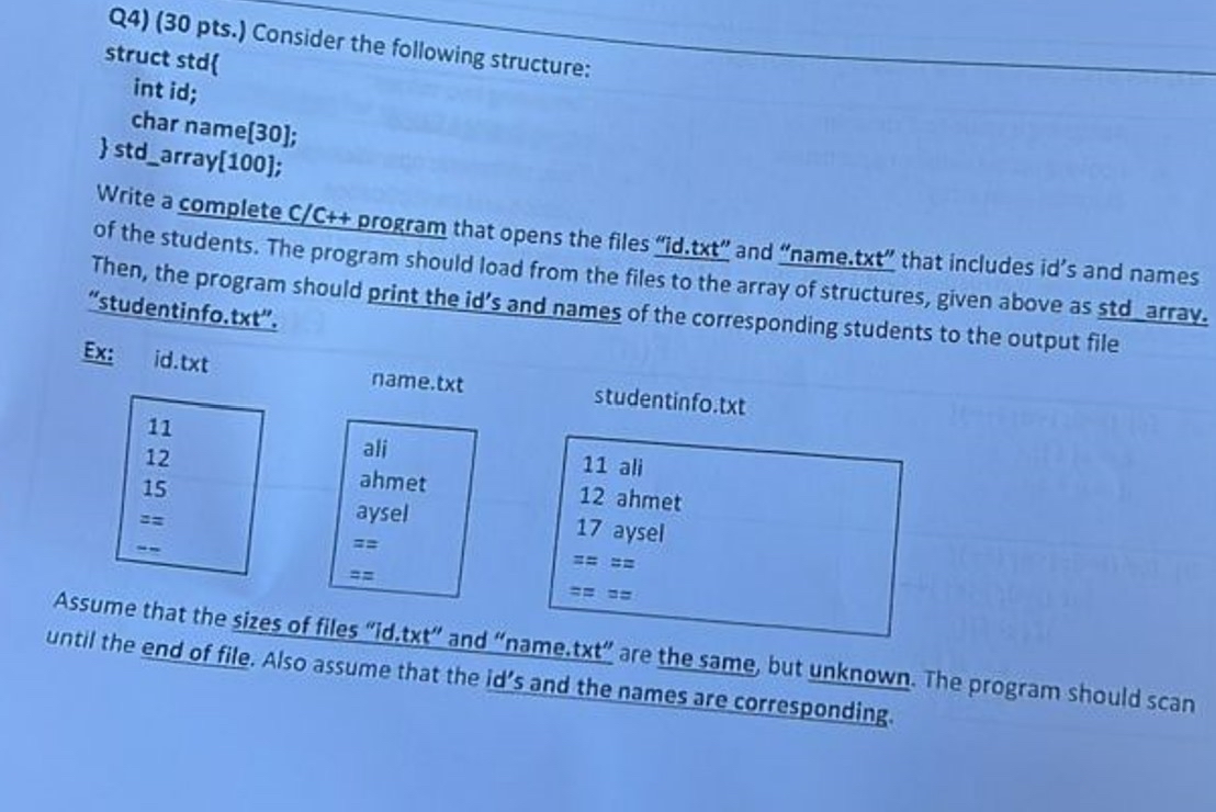 Solved Q4) (30 ﻿pts.) ﻿Consider the following | Chegg.com