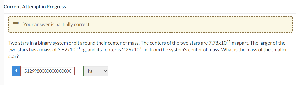 Solved Two stars in a binary system orbit around their | Chegg.com