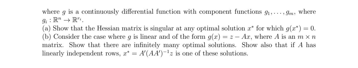 Solved Problem 3 (6 points): Consider the least squares | Chegg.com