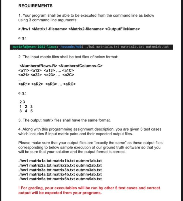 Solved PROBLEM DEFINITION In this homework, you are required | Chegg.com