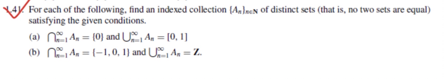 For each of the following, find an indexed collection | Chegg.com
