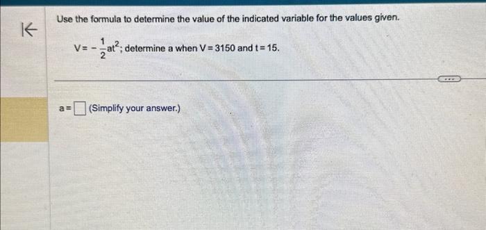 Solved Use the formula to determine the value of the | Chegg.com