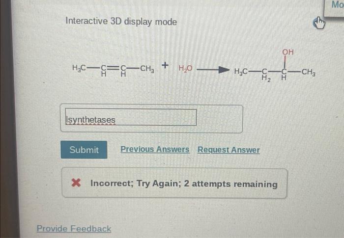 Solved Interactive 3D display mode | Chegg.com