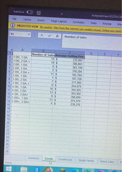 Solved 1. Open the start file EX2019-Challenge Yourself-9-3. | Chegg.com