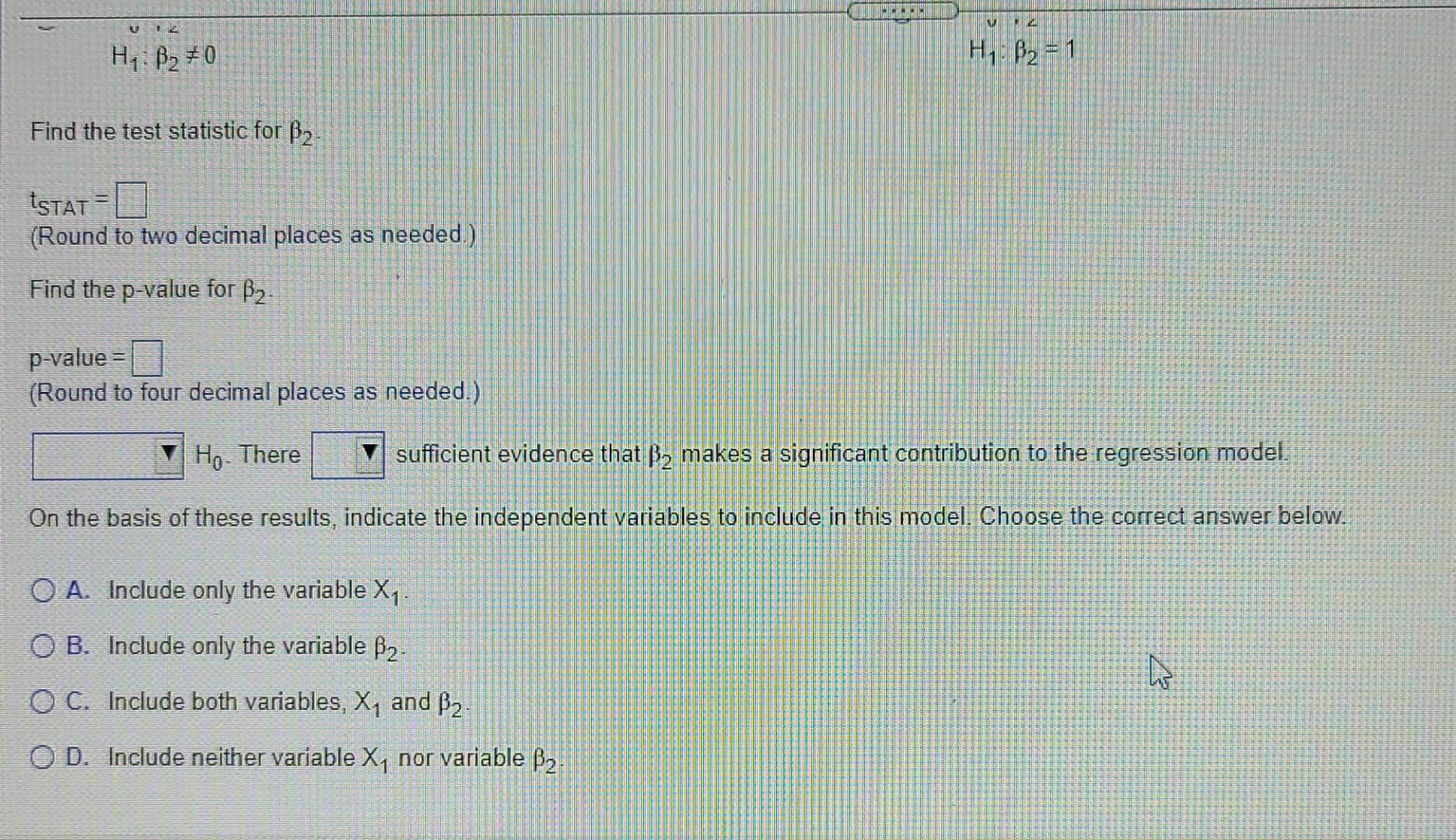 Solved Table of results Variable Intercept Staff count, X | Chegg.com
