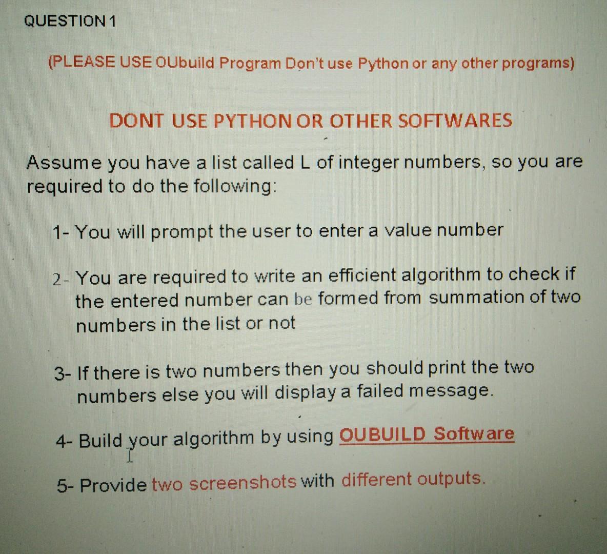 Solved please read the whole question before answering and | Chegg.com