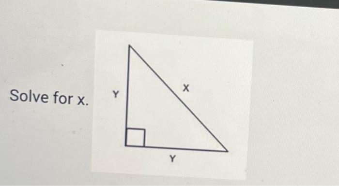 Solved Solve for x | Chegg.com