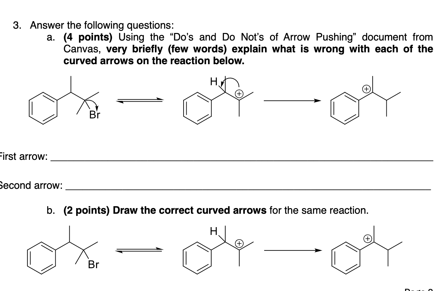 Solved 3. ﻿Answer the following questions: a. (4 ﻿points) | Chegg.com