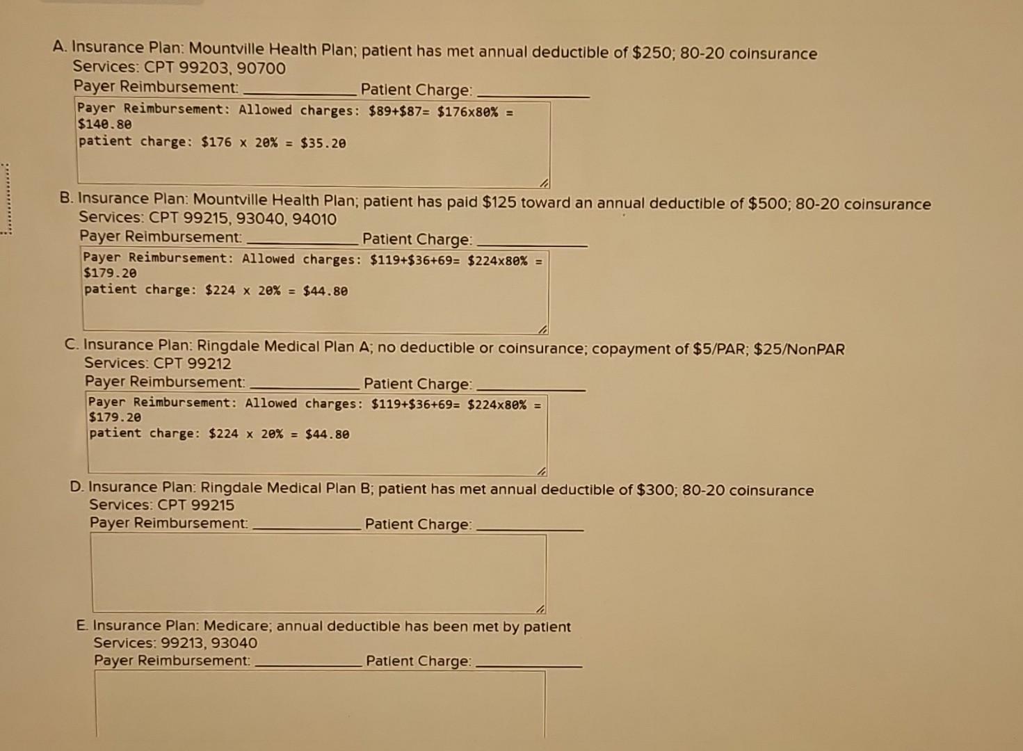 Case 6.3 Calculating Insurance Math Case 6.3 | Chegg.com