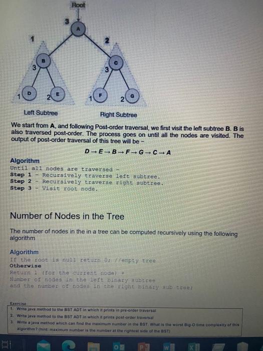 Solved Binary Trees Bt And Binary Search Trees Bst Binary