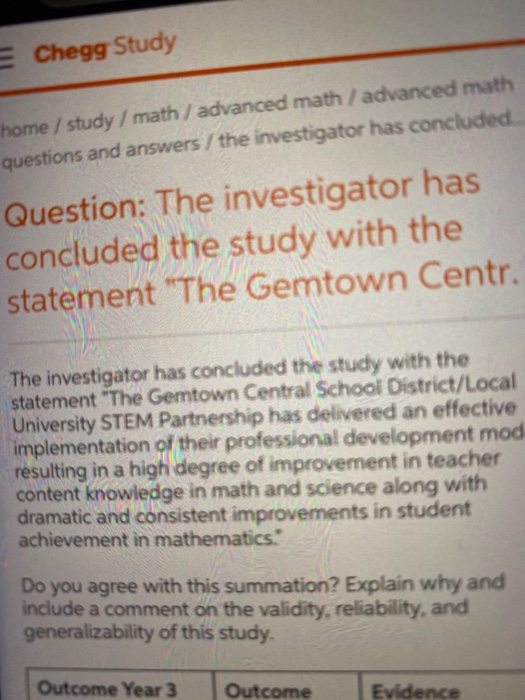 Chegg Study home / study / math / advanced math / | Chegg.com