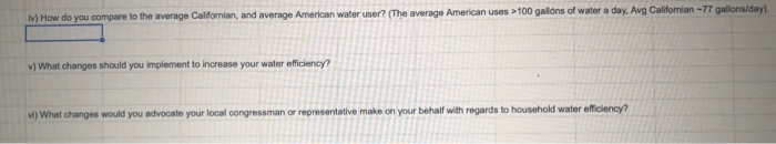 Solved How do you compare to the average Californian, and | Chegg.com
