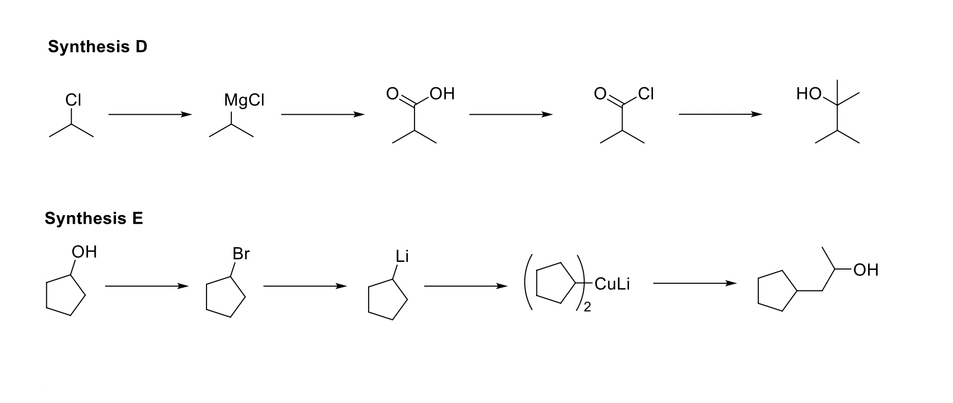 Solved Fill in the missing reagents for each of these | Chegg.com