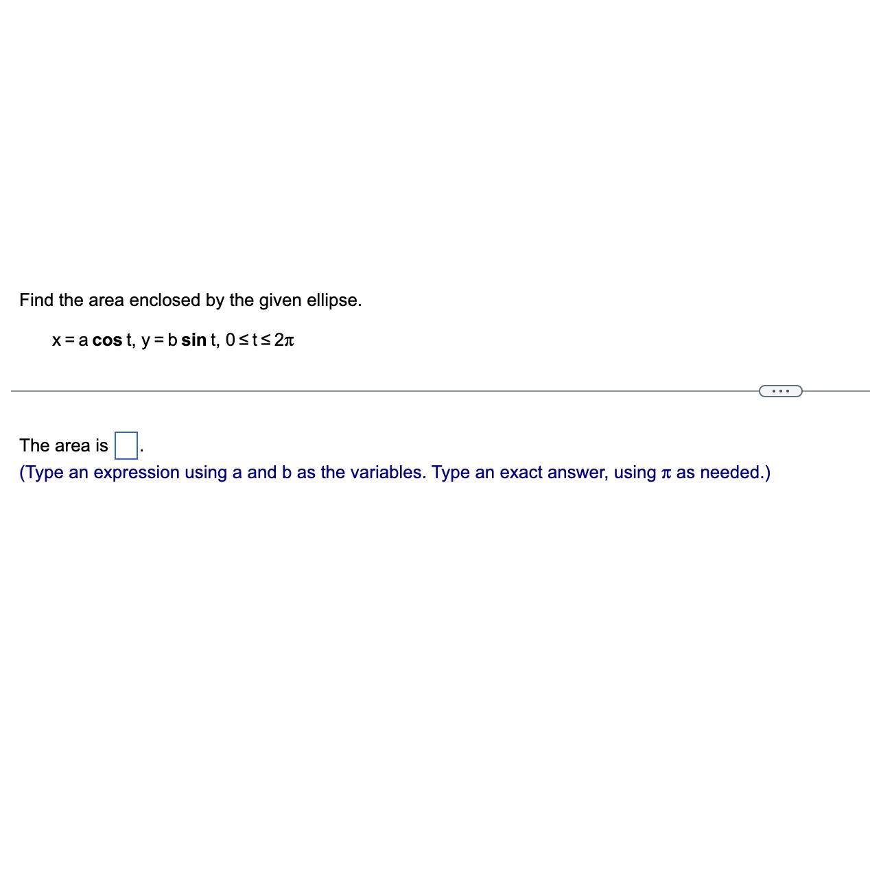 Solved Find the area enclosed by the given | Chegg.com