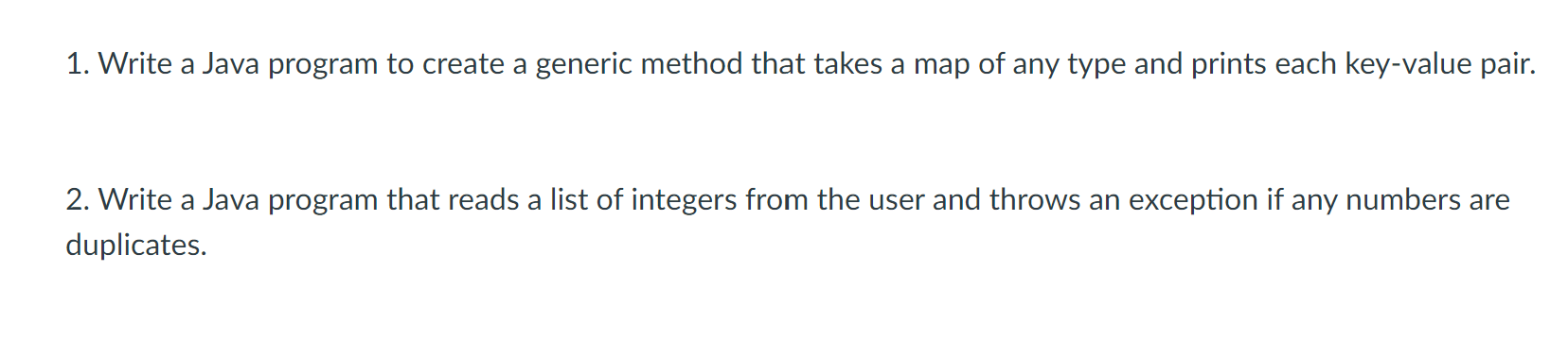 Solved Write a Java program to create a generic method that | Chegg.com