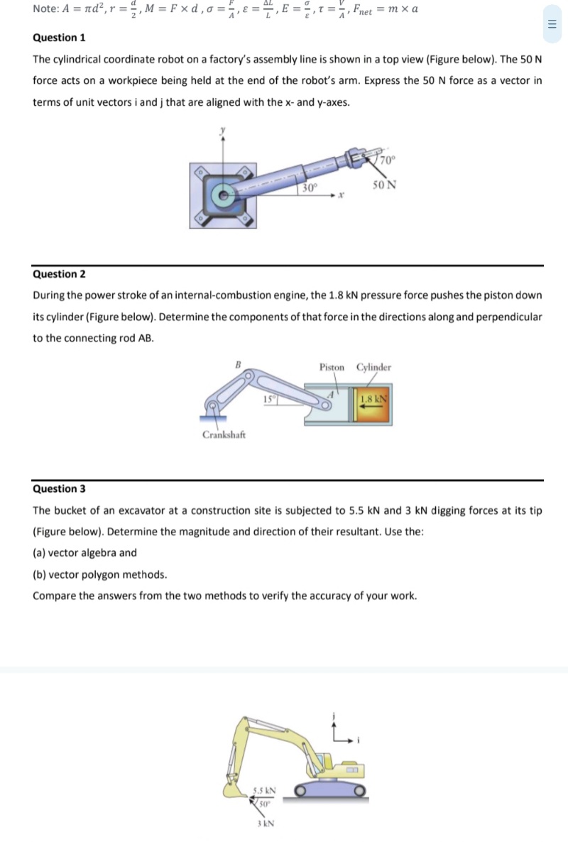 Solved Question 1The cylindrical coordinate robot on a | Chegg.com