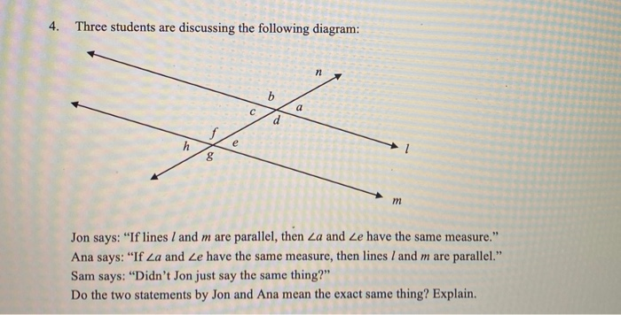 Solved 4. Three students are discussing the following | Chegg.com