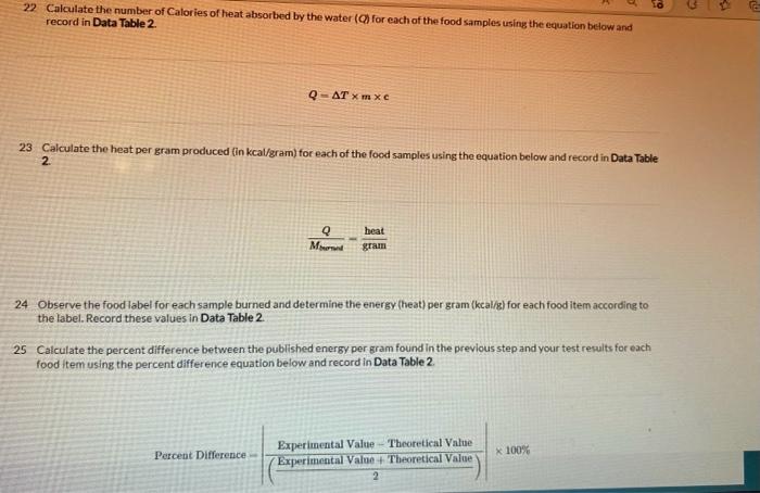 A. Calculate the number of Calories of heat absorbed | Chegg.com