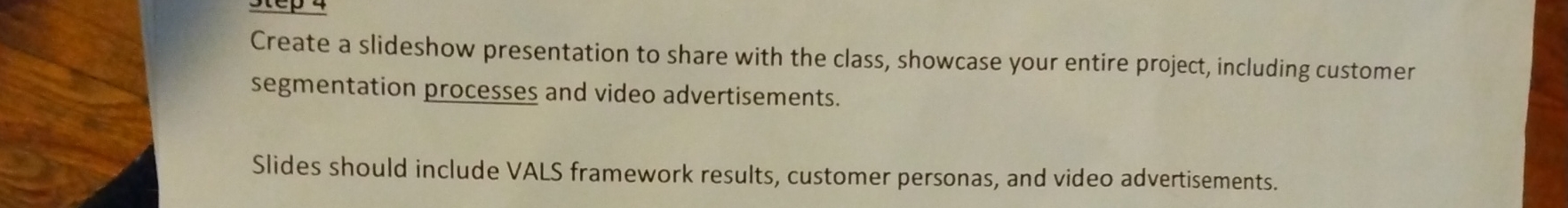 Solved Create a slideshow presentation to share with the | Chegg.com