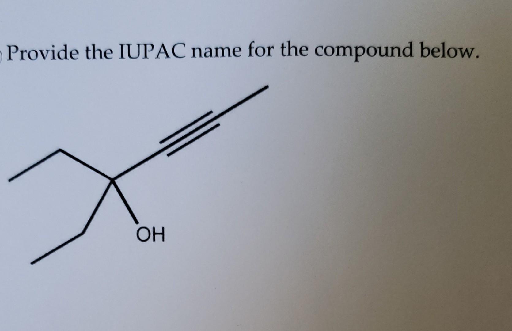 [Solved]: Please help with the IUPAC name. Thanks!