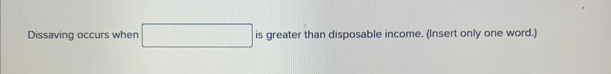Solved Dissaving occurs when ____ ﻿is greater than | Chegg.com