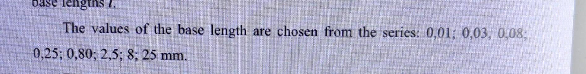 =/WA2The values of the base length are chosen from | Chegg.com