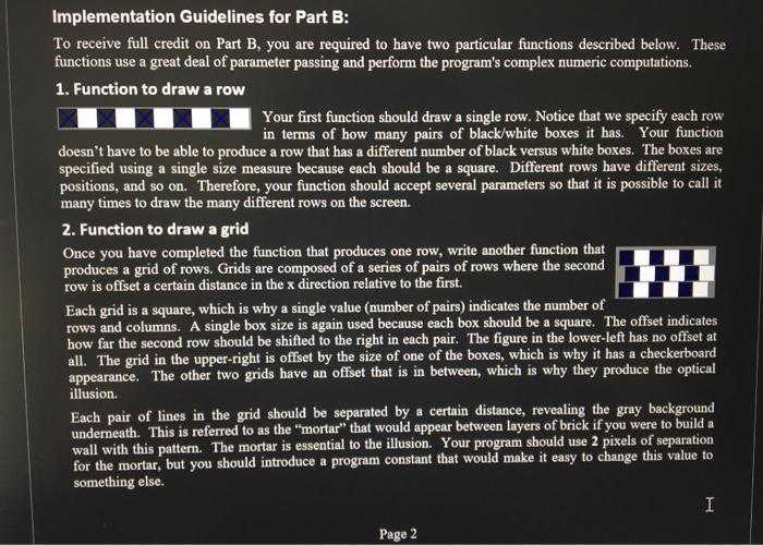 Solved Using Python turtle package -- PART B only.Using | Chegg.com