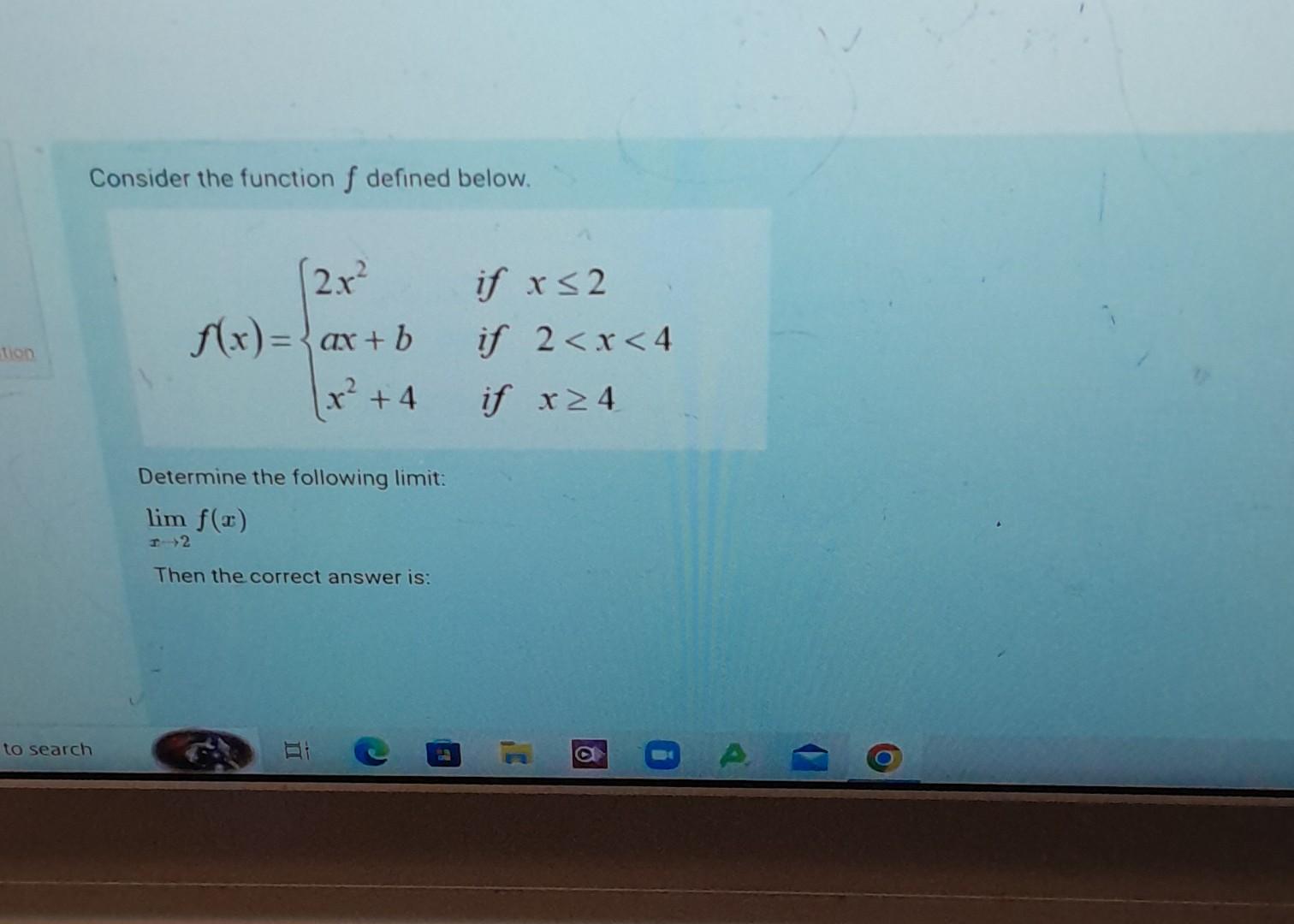 Solved Consider the function f defined below. | Chegg.com