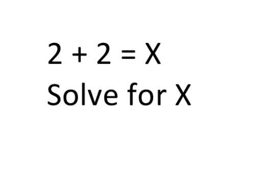 Solved 2+2=x Solve for X | Chegg.com