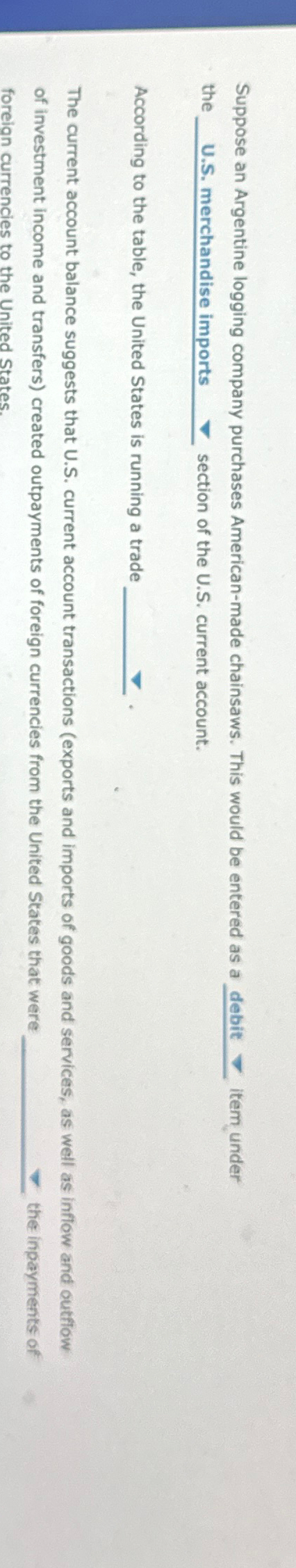 Solved Suppose an Argentine logging company purchases | Chegg.com