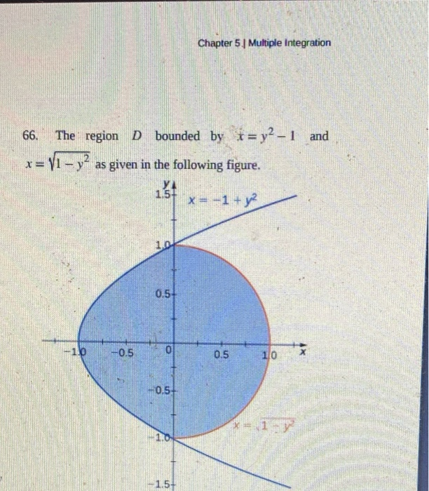 Solved # 66 is this a type 1 or type 2 region and can you | Chegg.com