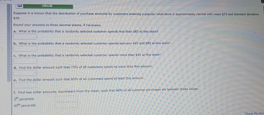 Solved Suppose it is known that the distribution of purchase | Chegg.com