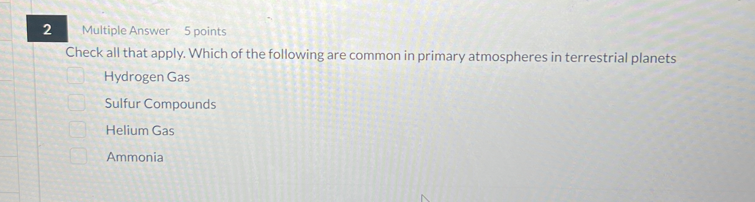 Solved 2Multiple Answer5 ﻿pointsCheck all that apply. Which | Chegg.com