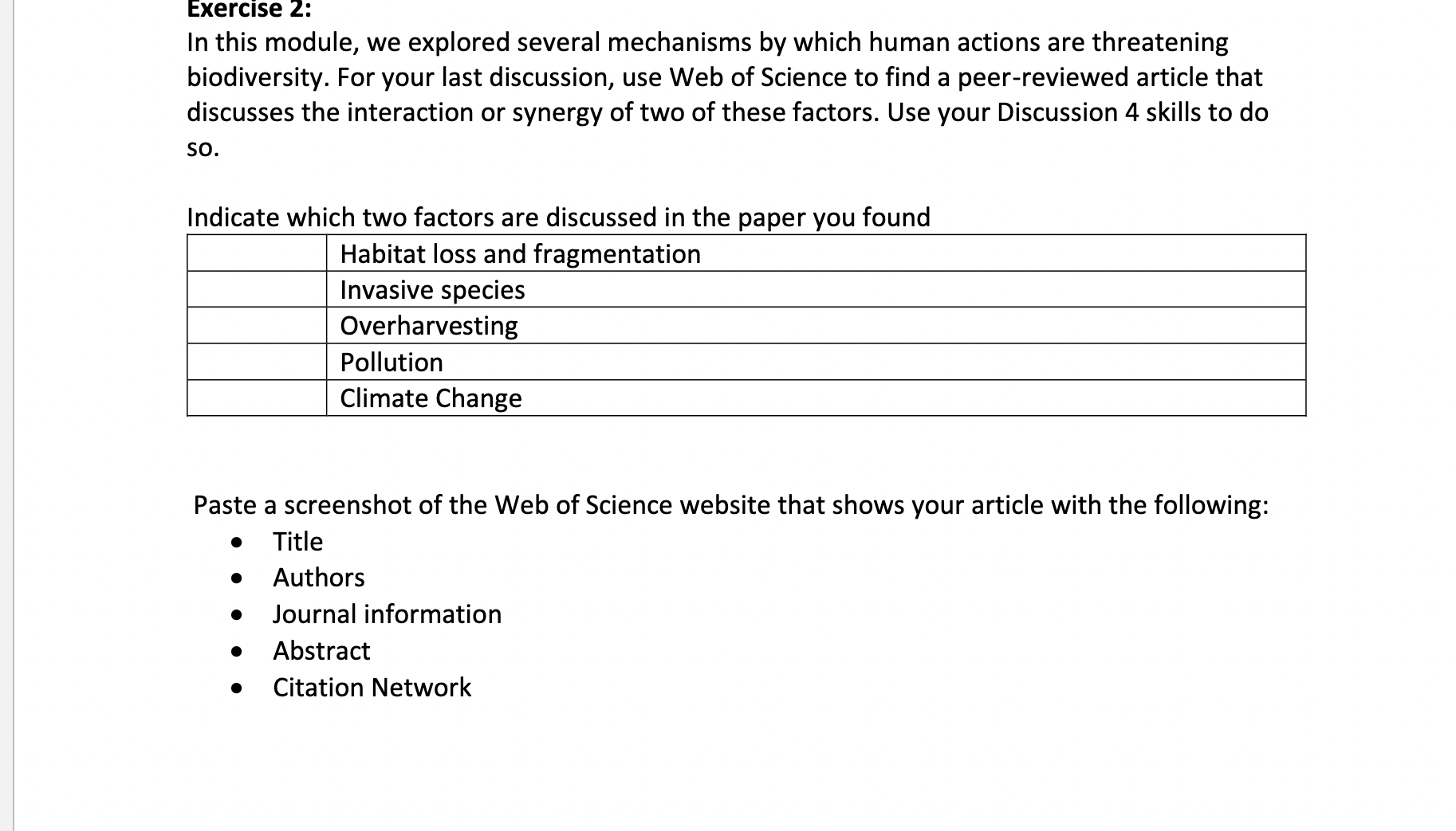 Solved Exercise 2:In this module, we explored several | Chegg.com