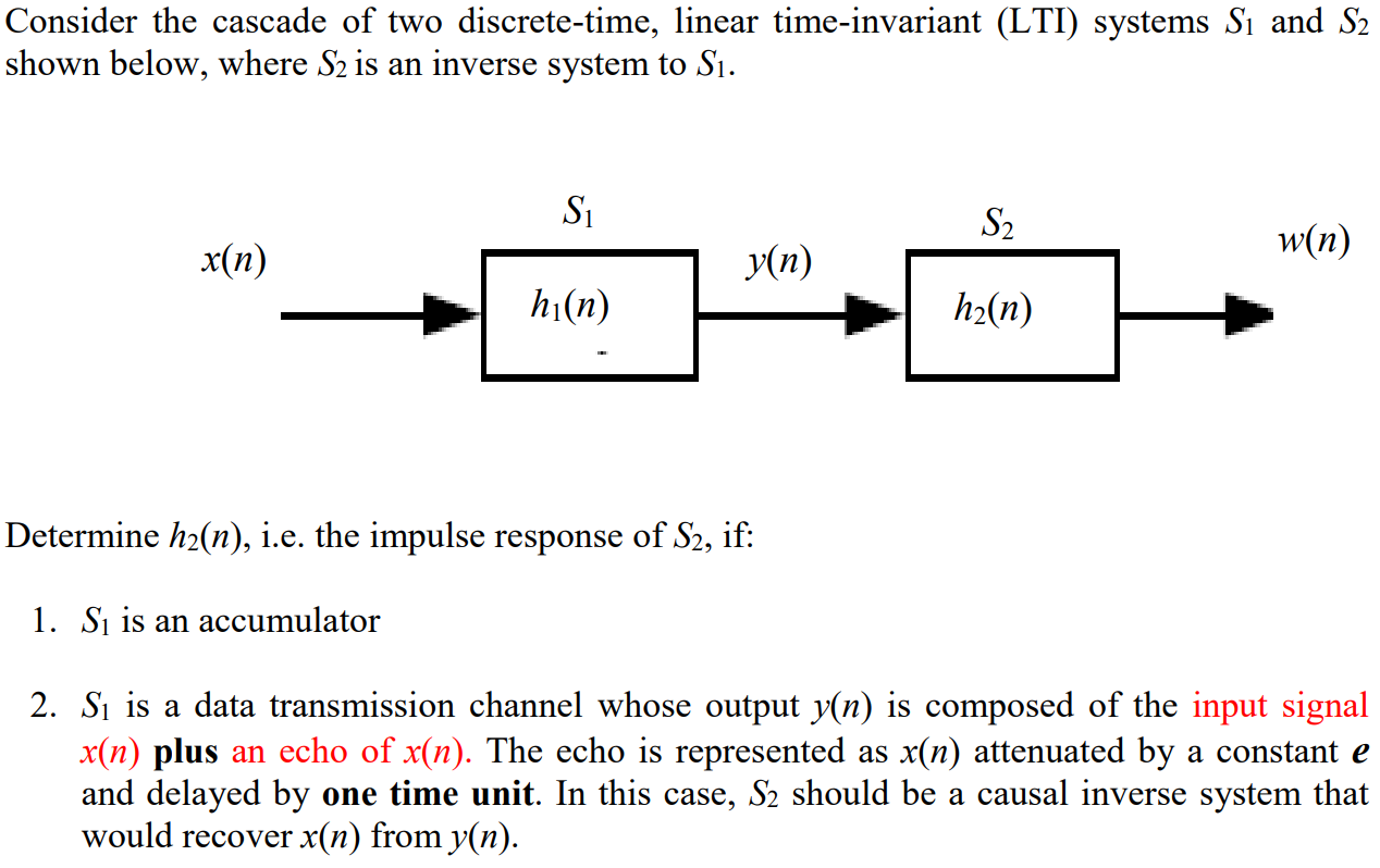 Solved Using the following diagram:Determine the impulse | Chegg.com