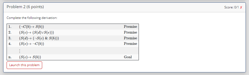 Problem 2 (6 ﻿points)Score: 01xComplete the following | Chegg.com