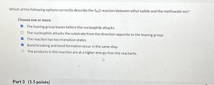 Solved Which of the following options correctly describe the | Chegg.com