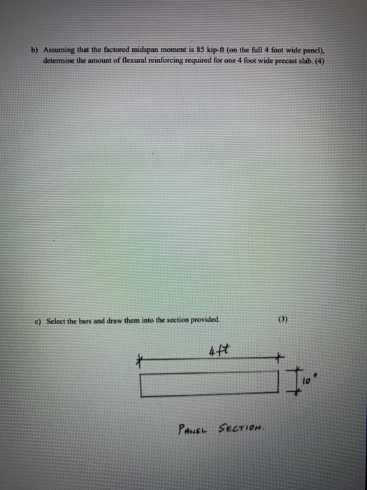 Solved 2. Slab Design [10] The figure shows a concrete | Chegg.com