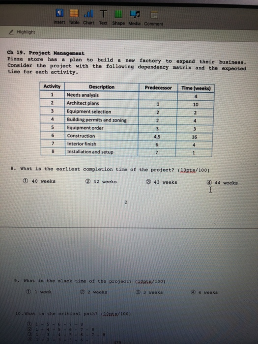 Solved I TILL Insert Table Chart Text Shape Media Comment | Chegg.com