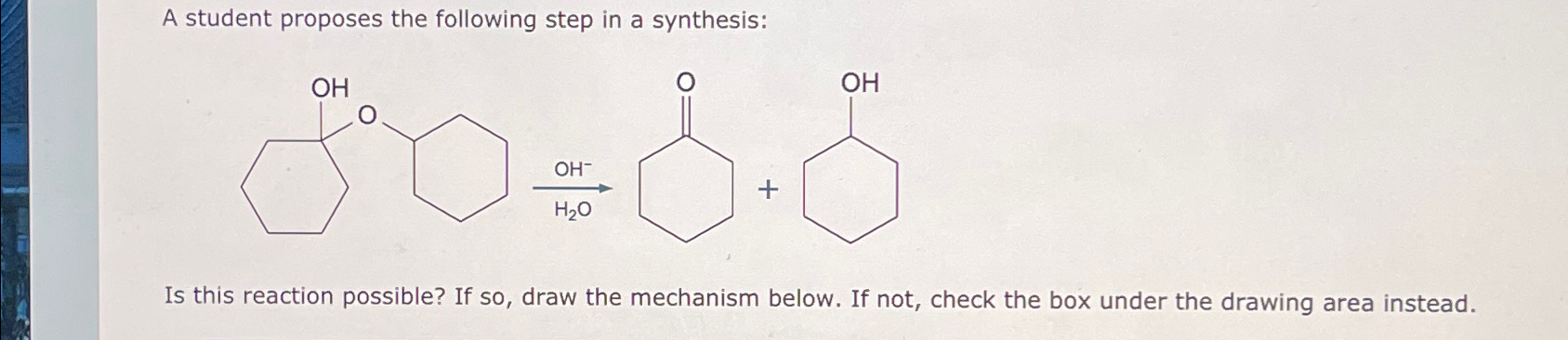 Solved A student proposes the following step in a | Chegg.com