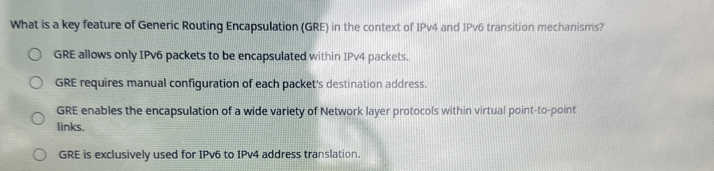 Solved What is a key feature of Generic Routing | Chegg.com