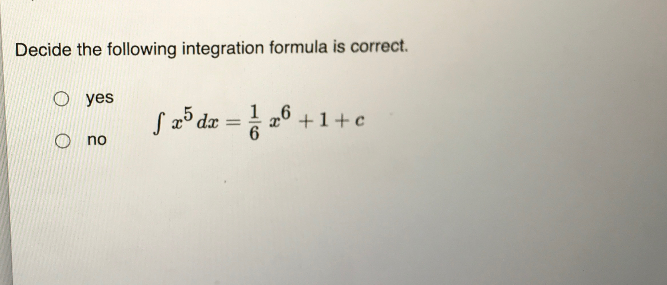 Solved Decide the following integration formula is | Chegg.com