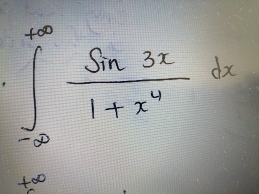 Solved Sin 3x dx 十9 t0 | Chegg.com