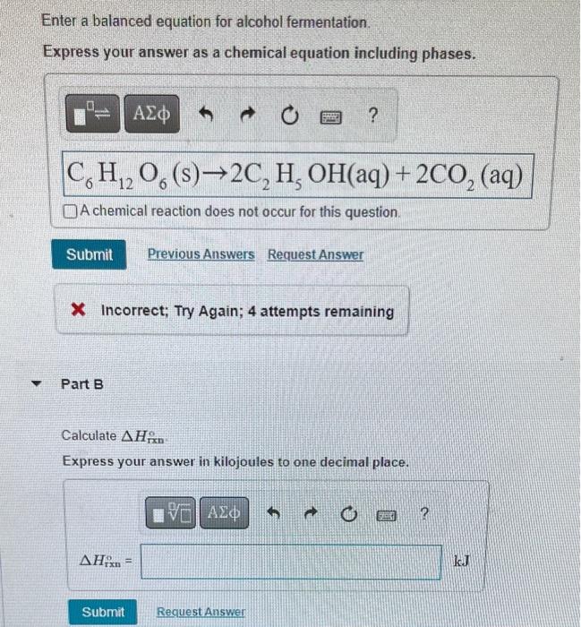 Solved In making wine, glucose (C6H12O6) is fermented to | Chegg.com