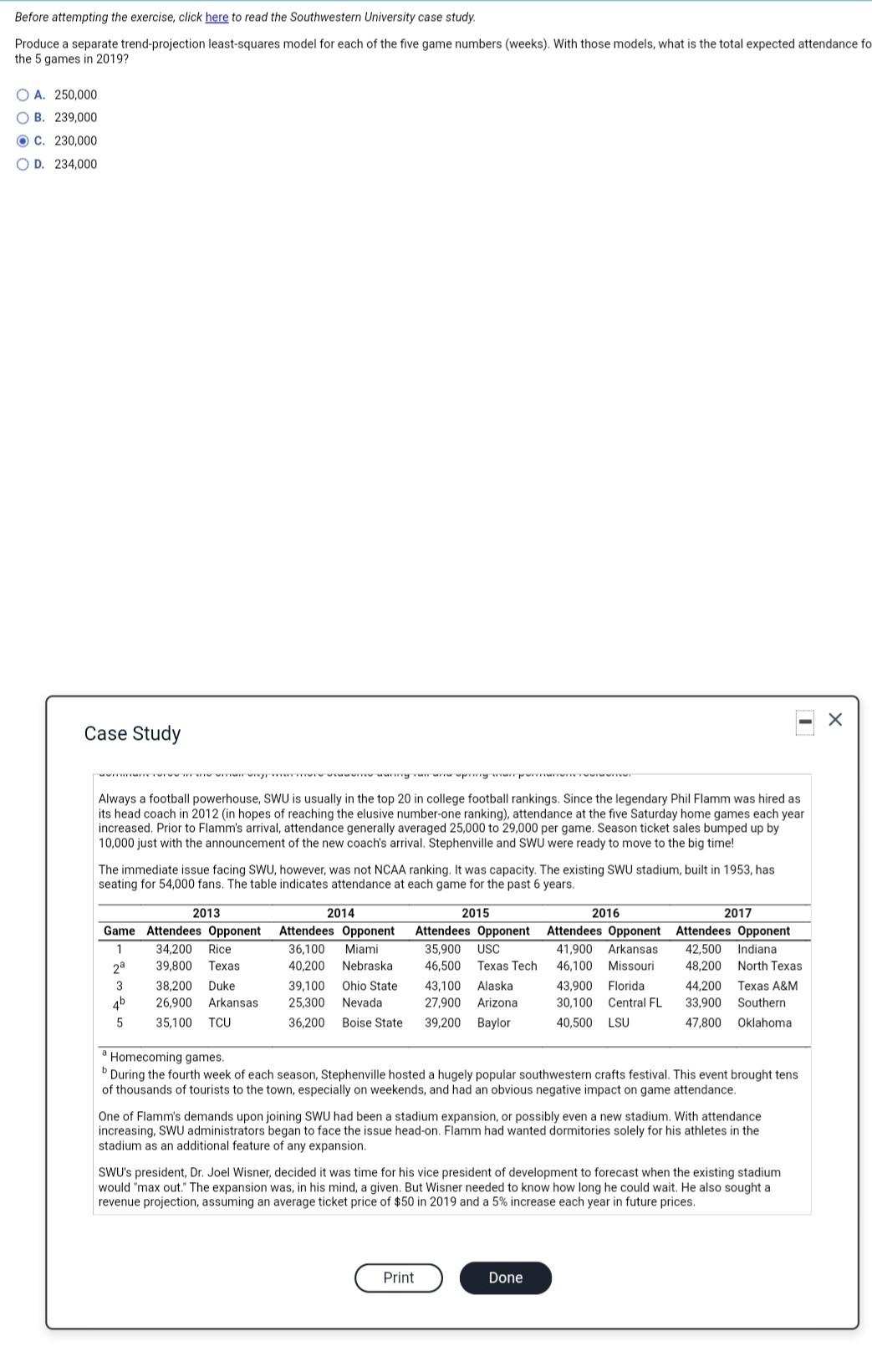 Case Study Southwestern University SWU A Large Chegg