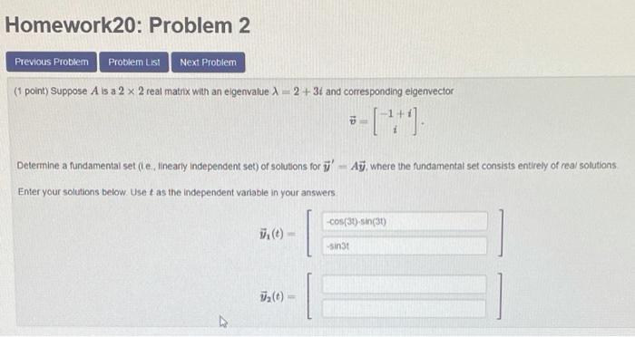 Solved Homework20: Problem 2 Previous Problem Problem List | Chegg.com