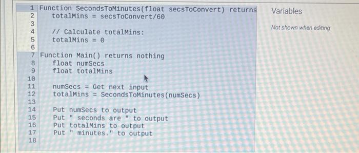 Solved my code is line 2 not sure what i am doing wrong | Chegg.com