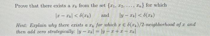 Solved Real Analysis 1. use mathematical proofs for full | Chegg.com