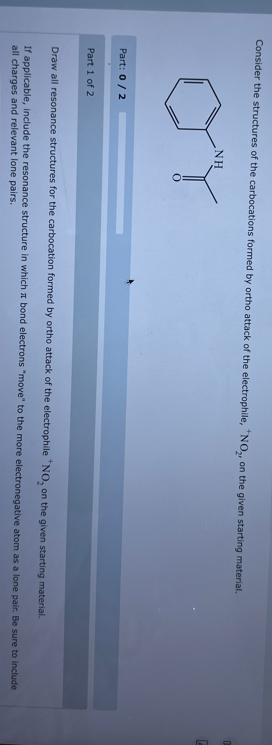 Solved Consider the structures of the carbocations formed by | Chegg.com